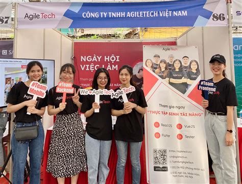 Recap Career Fair At Hanoi University Agiletech Vietnam