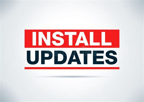 Install Updates Abstract Flat Background Design Illustration Stock Illustration Illustration