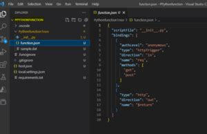 Azure Functions Python Developing And Deploying Azure Function