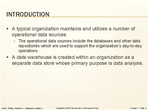 Database Systems Introduction To Databases And Data Warehouses