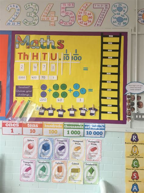 Year 3 4 Place Value Maths Display Took Different Ideas From Other Boards Ive Seen Maths