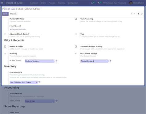 Odoo POS Receipt Design WebKul