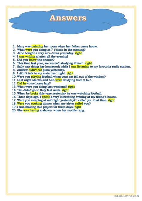 Correcting Mistakes Past Simple Pas English ESL Worksheets Pdf Doc