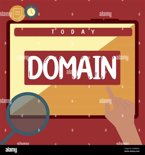 Handwriting Text Domain Business Concept Identification String That Defines A Realm Of