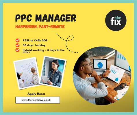 Ppcmanager Ppcjobs Paidsearch Paidsocial Creativejobs Thefix Thefixcreative Harpenden