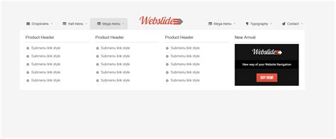 web slide bootstrap 4 mega menu responsive by uxwing codecanyon