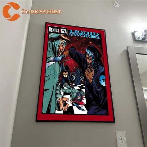 Wu Tang Clan Gza Liquid Swords Album Cover Poster