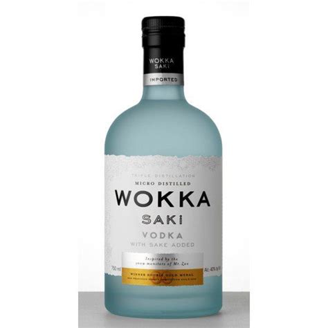 Wokka saki vodka | Vodka packaging, Vodka, Spirits packaging design