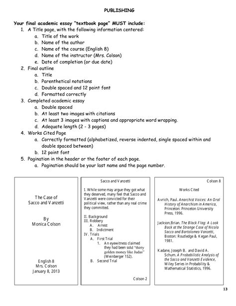 8th Grade Research Paper Outline Download Printable Pdf Templateroller