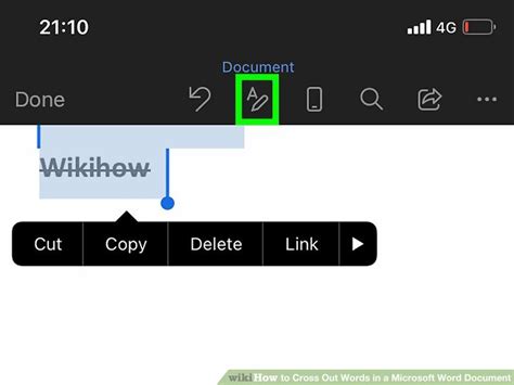 How To Cross Out Words In A Microsoft Word Document 8 Steps
