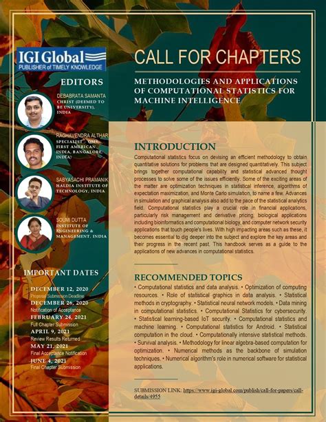 Pdf Methodologies And Applications Of Computational Statistics For Machine Intelligence