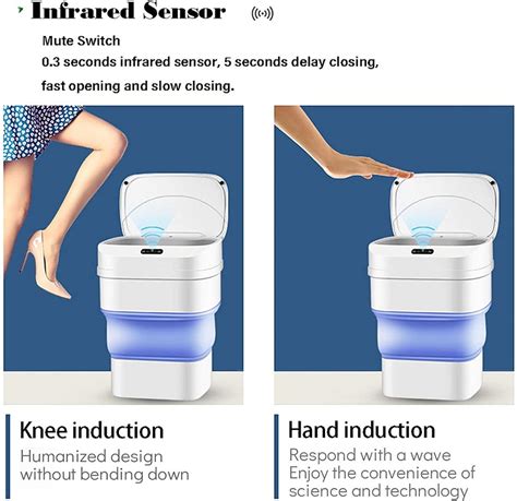 Електрична канта за отпадоци со сензор на движење Mkmarket