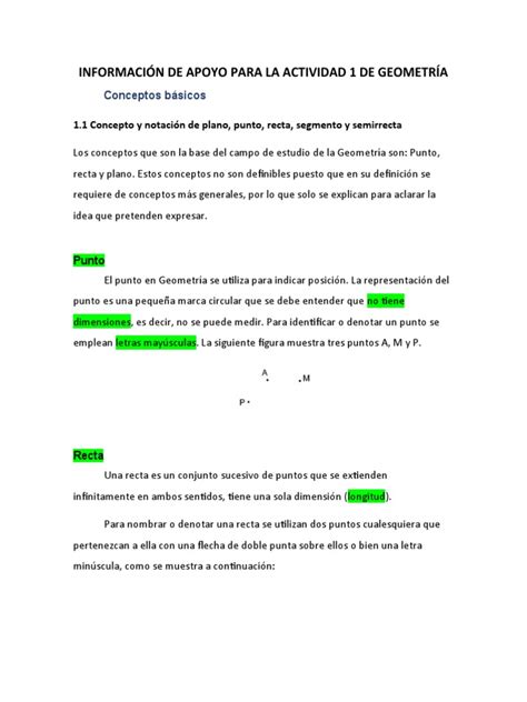 Conceptos Basicos De Geometria 1 Pdf Geometría Línea Geometría
