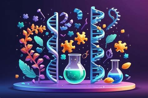 Modern Scientific Research Biochemistry Lab Microbiology Idea Design