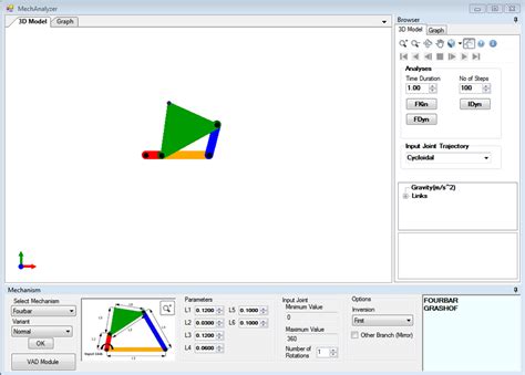 GitHub Sellakumar Ex No SIMULATION ANALYSIS ON FOUR BAR CHAIN MECHANISM