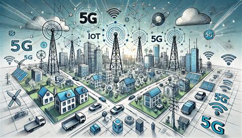 IoT And 5G The Perfect Match For Connectivity Artificial Paintings