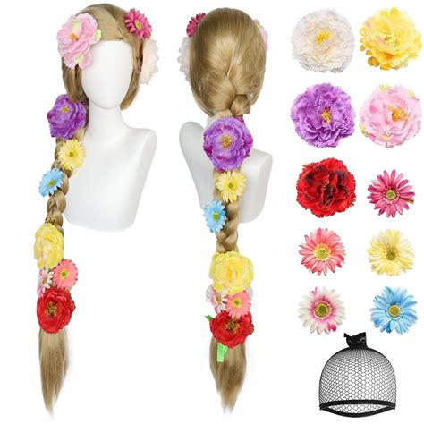Tangled Rapunzel Braid Flowers