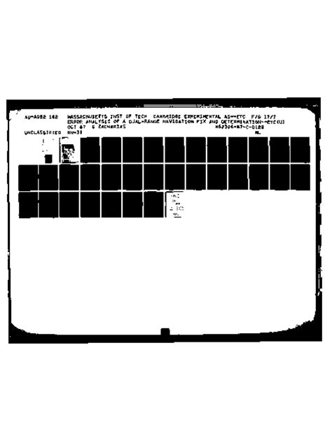 fillable online error analysis of a dual range navigation fix and determination of an optimal