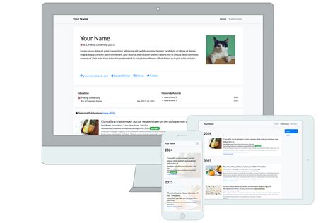 Github Luost26academic Homepage 🏡 Github Pages Template For