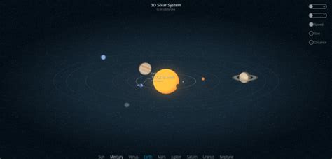 How To Create A 3d Solar System Using Html Css And Javascript Codebyrolex