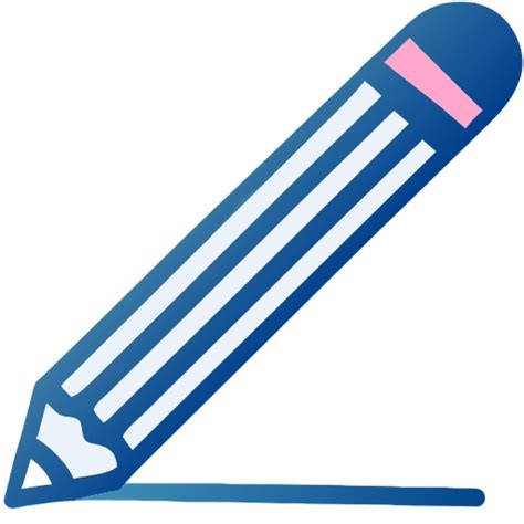 El Icono Del Lápiz Vector Premium