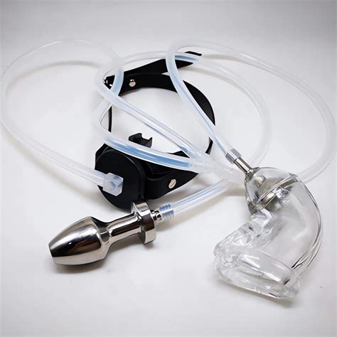 Irrigation System Penile Sheath Flow Into The Anus Plug And