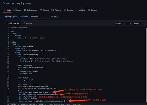 Hugogithub Pages快速搭建个人博客三：github Actions自动部署 Waouooo