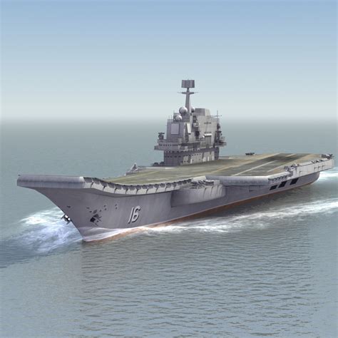 3d Model Chinese Cv16 Liaoning Aircraft Carrier