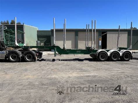 Buy Used 2022 Kennedy 2022 Kennedy Logging A Dolly B Road Train Trailer Set Trailers In