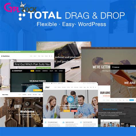 Total Responsive Multi Purpose WordPress Theme GPLRock