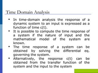 Ppt On Time Domain And Frequency Domain Analysis PPT