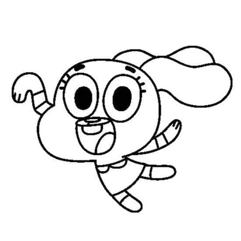 Gumball Színezők Nyomtatható Gumball Kifestők