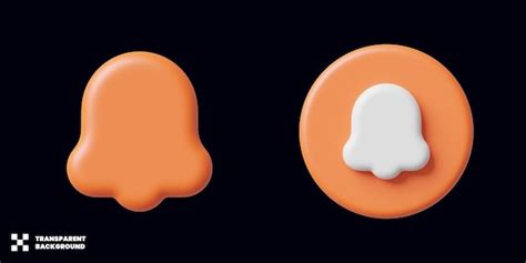Premium Psd Bell Notification Icon Set 3d