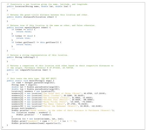 Solved Exercise 2 Comparable Geo Location Implement An