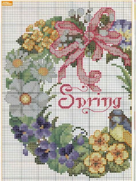 Фото 4 ВЕНКИ СЕЗОНЫ Ylitka2 Вышитые крестиком цветы Наборы для вышивки