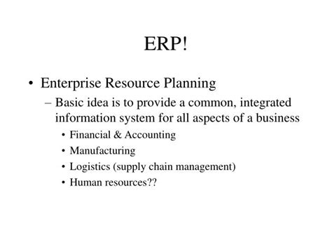 PPT ERP PowerPoint Presentation Free Download ID 6596677