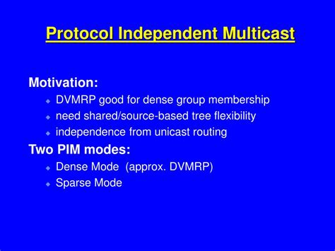 PPT Internet Multicast Routing PowerPoint Presentation Free Download ID 5651380