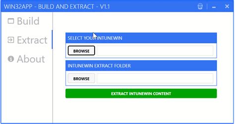win32app build and extract tool a tool to build or extract intunewin