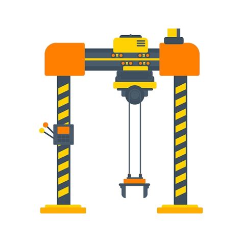 premium vector automated robotic arm