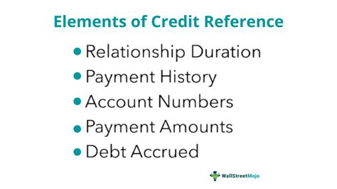 Credit Reference Meaning Types Examples When To Use