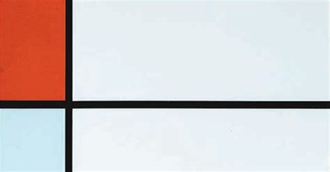 [피카소에서 프란시스 베이컨까지]빨강 노랑 파랑의 구성 피터르 몬드리안·1927년