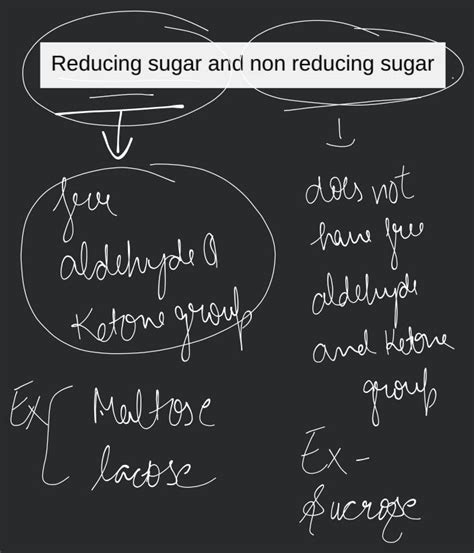 Reducing Sugar And Non Reducing Sugar Filo