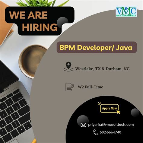 vmc soft technologies inc on linkedin bpmdeveloper bpm itjobs jobs hiring jobsearch