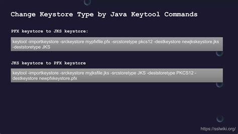 Java Keytool Keystore Commands Pptx