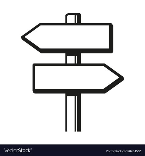Signpost Icon Royalty Free Vector Image Vectorstock
