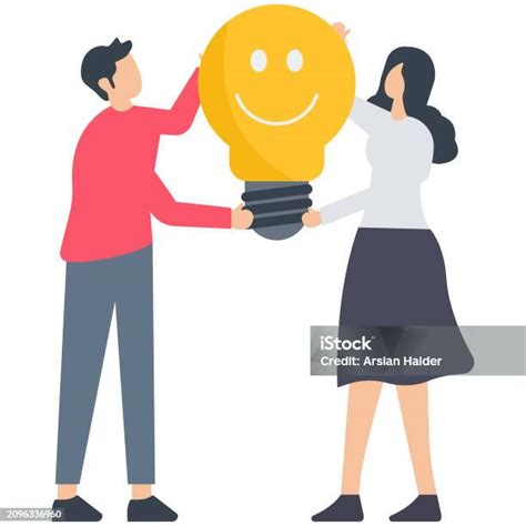 좋은 사업 아이디어를 가진 사업 팀 일 행복 또는 직업 만족도 일에 대한 열정 또는 즐거움 직원 성취 개념 창조적 인 전구 개념을 들고 함께 일하는 동료 Mental