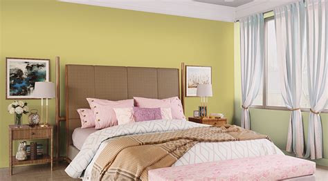 Asian Paints Two Colour Combination For Bedroom
