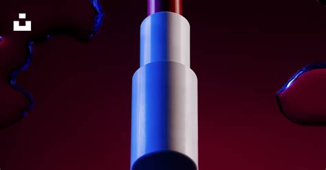 빨간 심장 그림에 빨간색과 파란색 펜 사진 Unsplash의 무료 립스틱 이미지