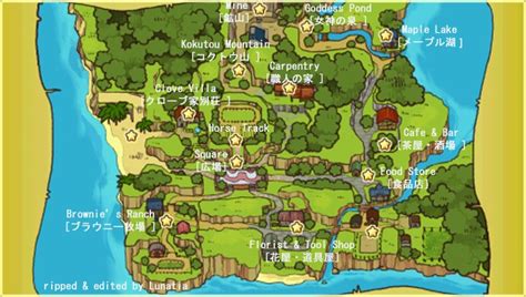 Harvest Moon A Wonderful Life Map