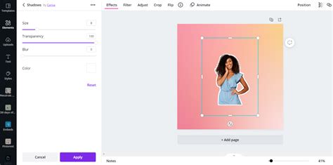 how to add a border to a photo in canva design talk